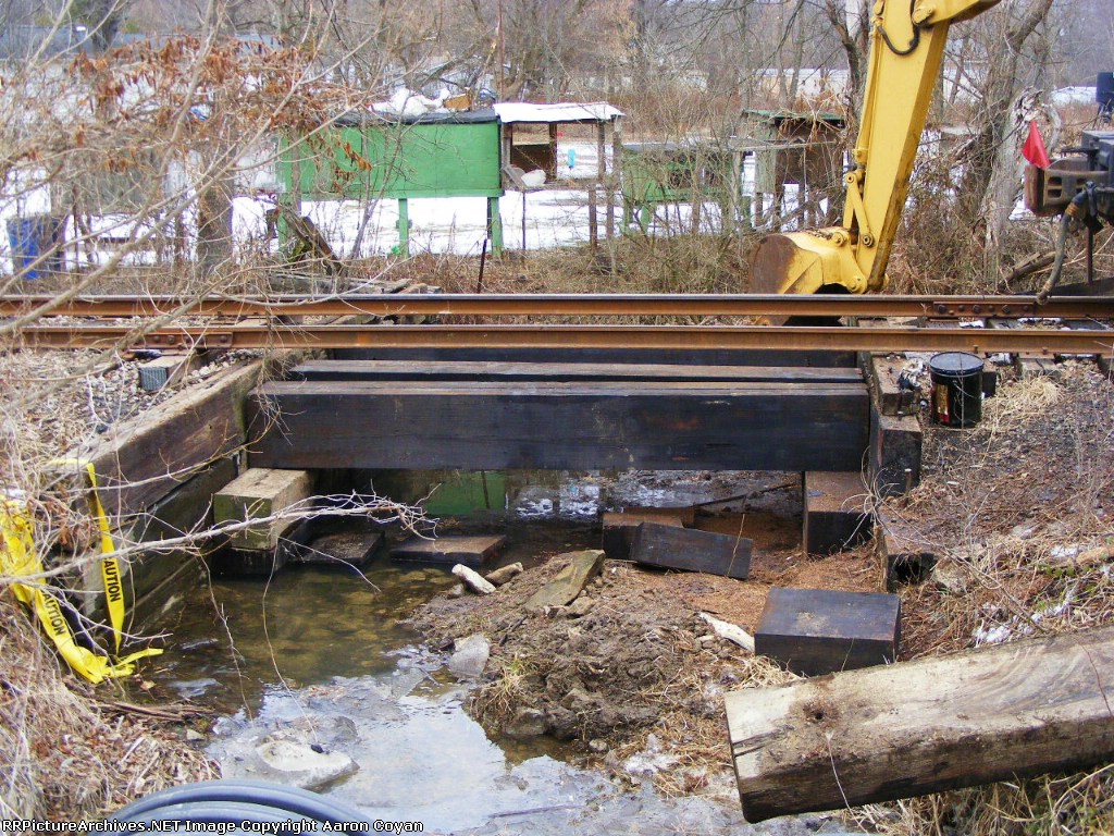 Bridge repair underway